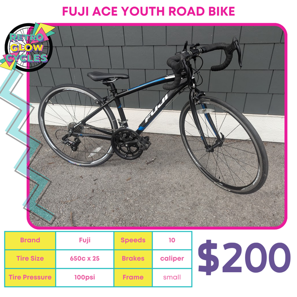 Fuji Ace Youth Road Bike – Retro Glow Cycles