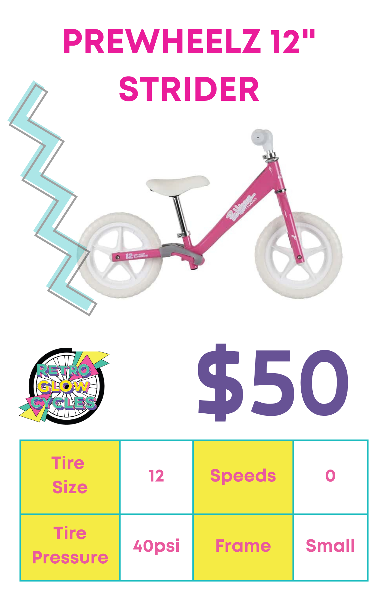 Haro Prewheelz 12" Balance Bike – Retro Glow Cycles